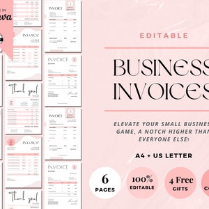 Pink Order Form Template, Order Invoice Canva, Small Business Forms ...