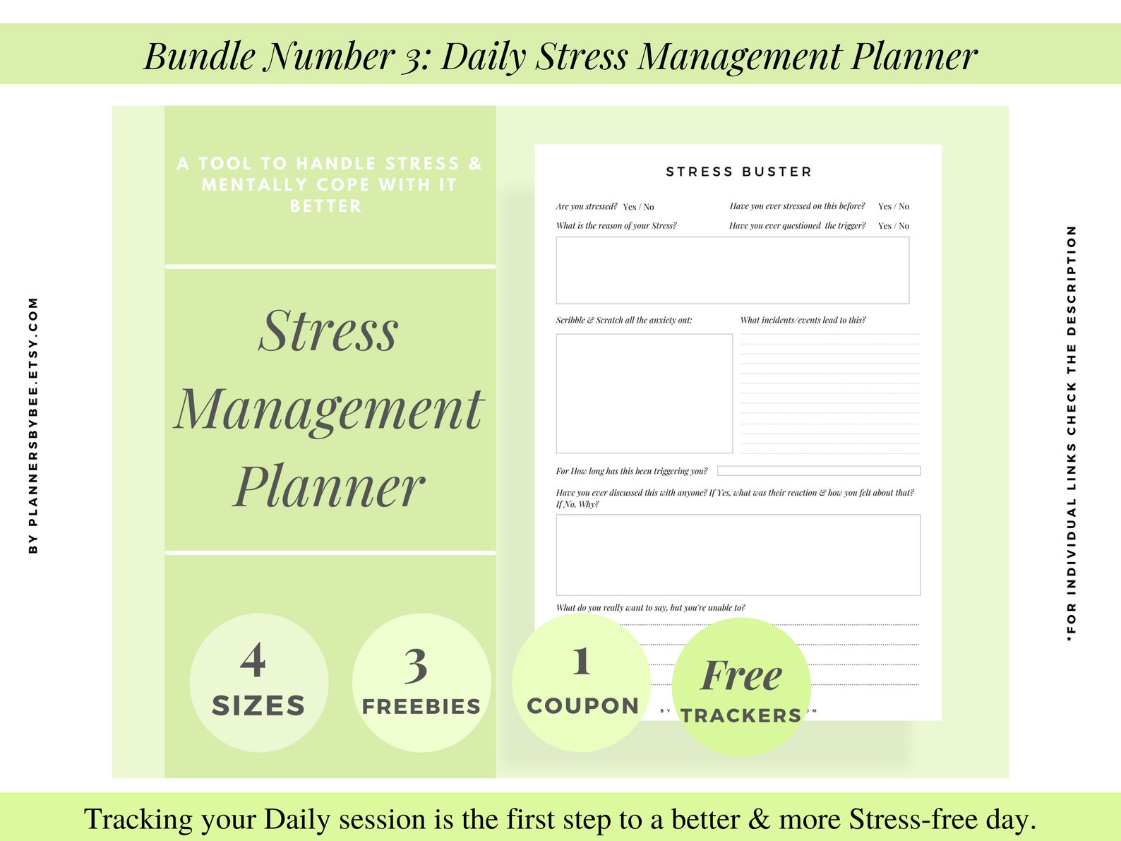 Mindfulness & Mental Health Templates Stress ADHD Journal - Etsy