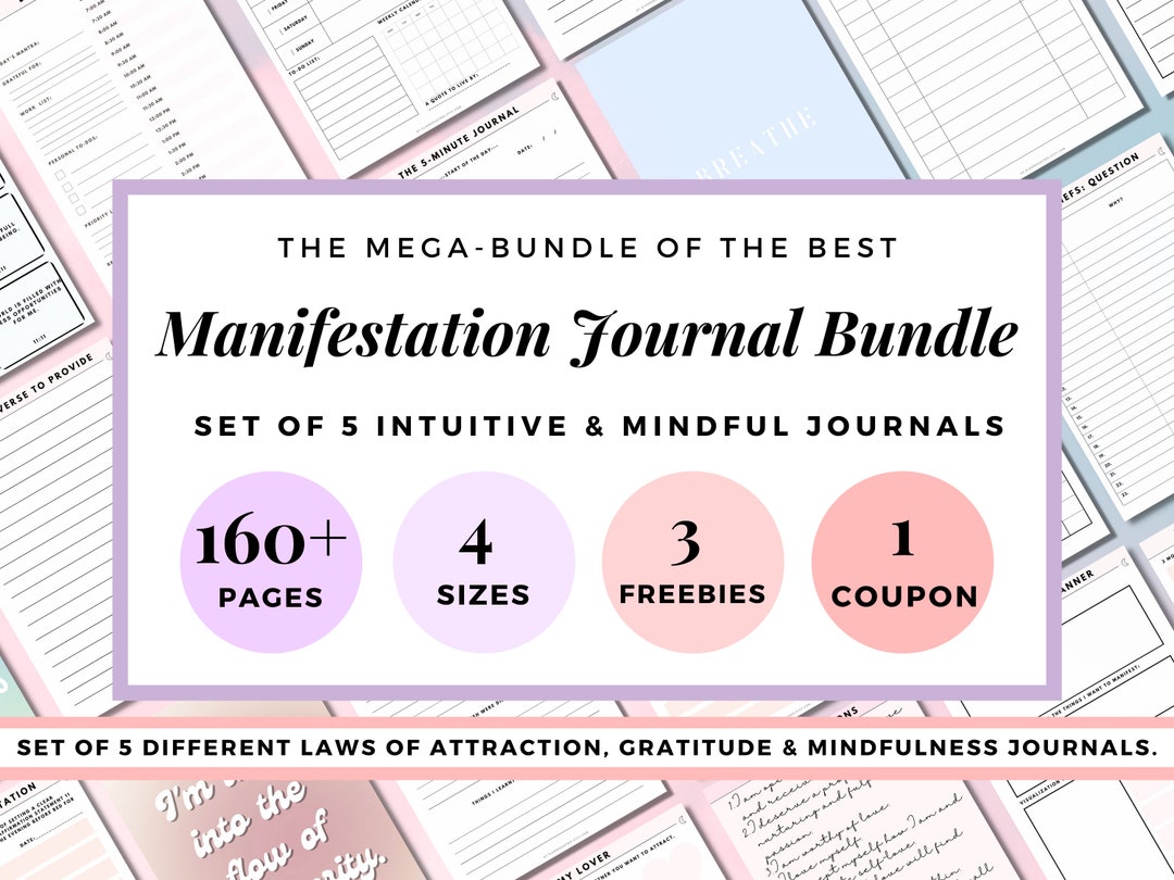 2024 Best Manifestation Planner Printable, Manifestation Journal ...