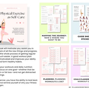 Self Care Planner & Wellness Journal BUNDLE, Printable Selfcare Tracker ...