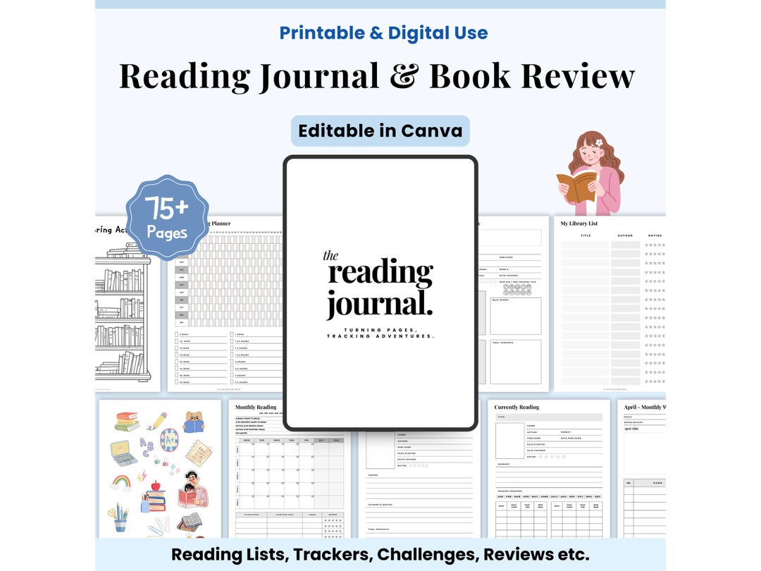 Reading Log Printable, Reading Tracker, Books to Read, Books I've Read ...