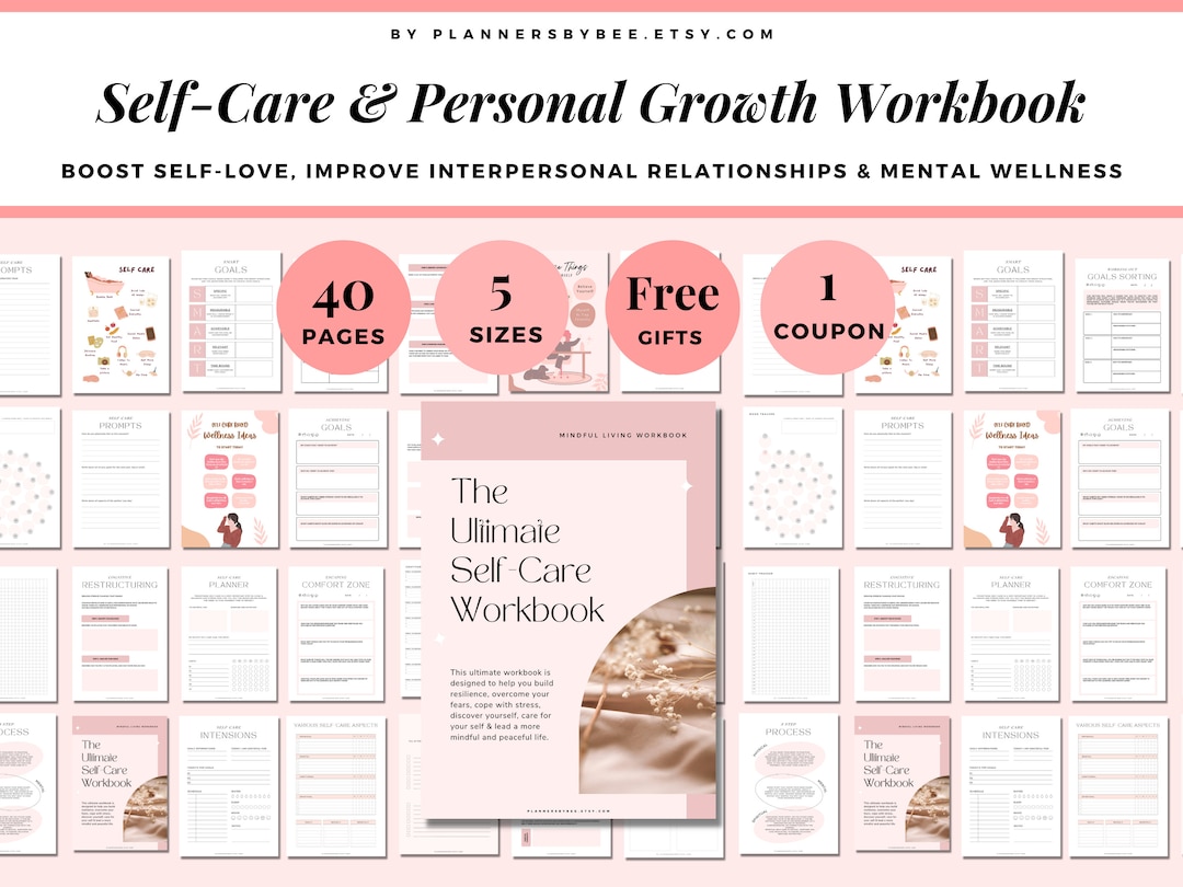 Self Care Planner, Self-care Templates, Self Care Journal, Self Care ...