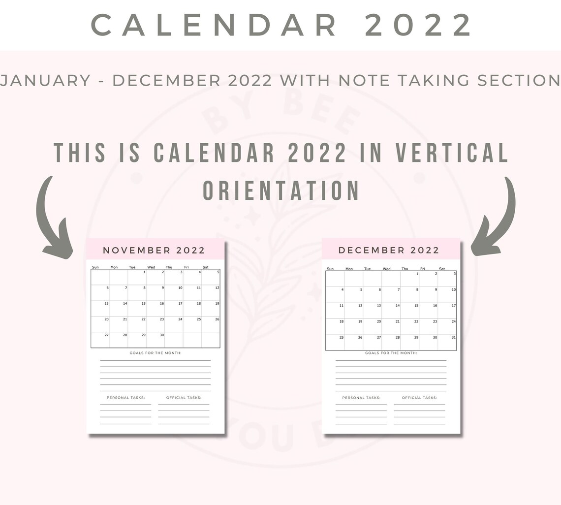 Planner 2022 Printable 2022 Planner Book 2022 Planner - Etsy UK