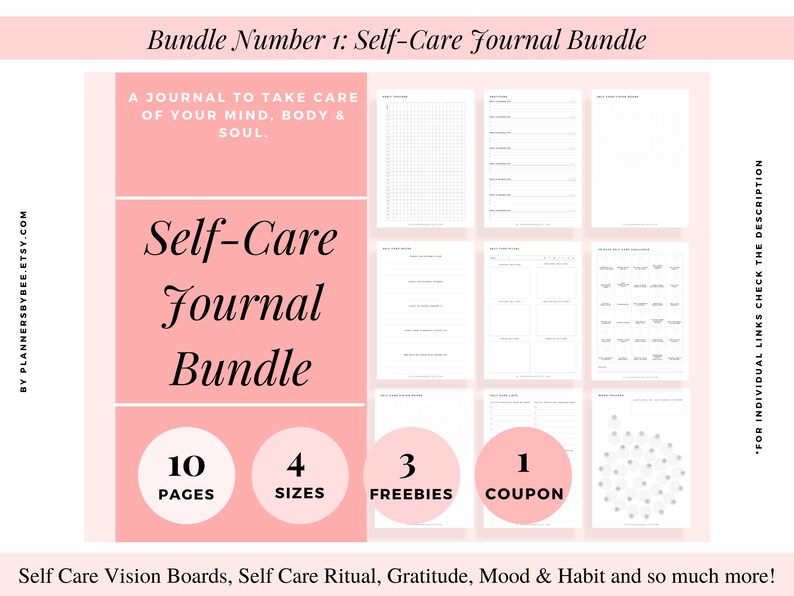 Mindfulness & Mental Health Templates Stress ADHD Journal - Etsy