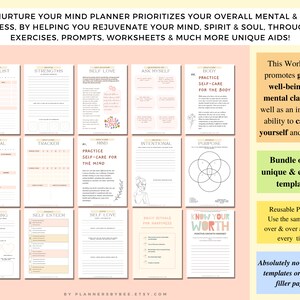 Self Care Checklist Wellness Planner Printable Self-care - Etsy