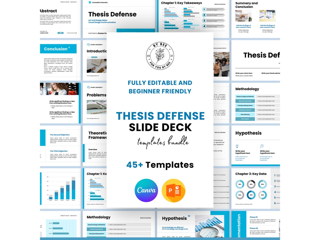 Thesis Defense Presentations, Dissertation Planner Slides Deck, Canva ...