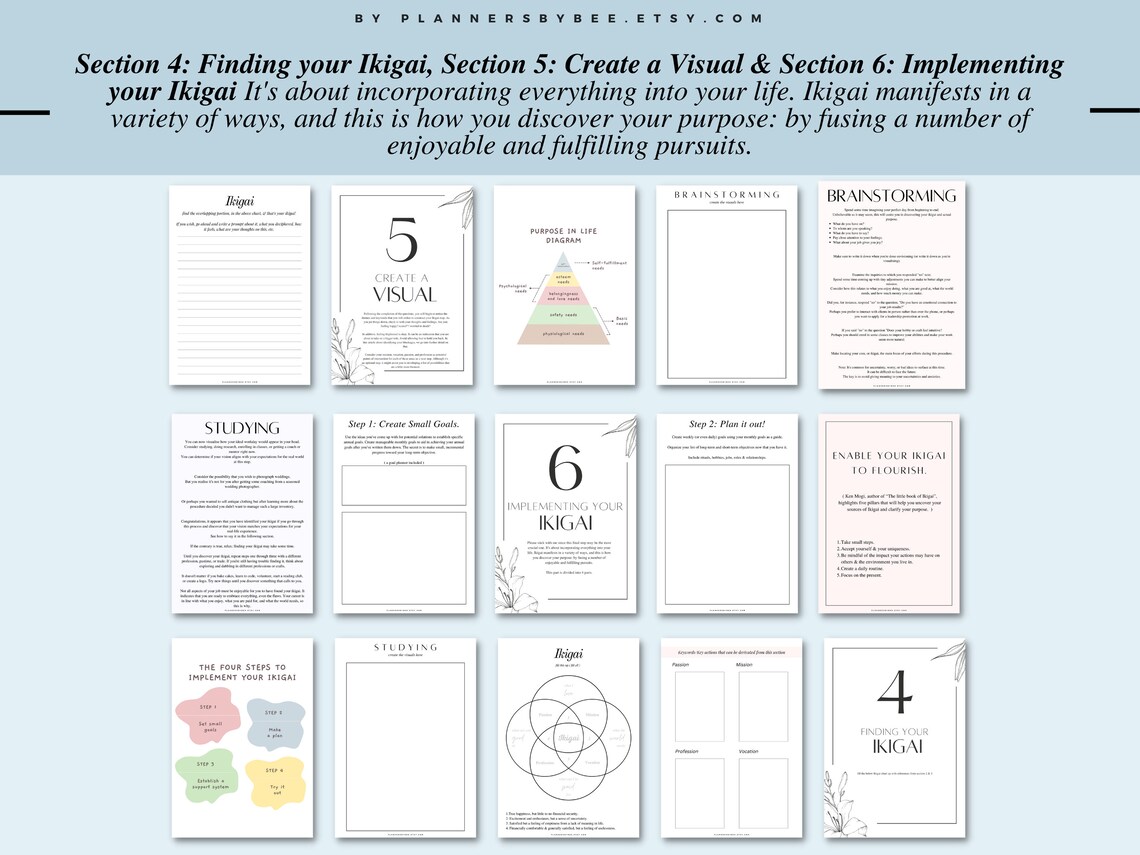 Wellness Journal Self Care Journal Mindfulness Journal Self - Etsy