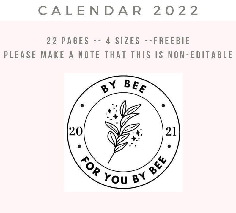 Planner 2022 Printable 2022 Planner Book 2022 Planner - Etsy UK