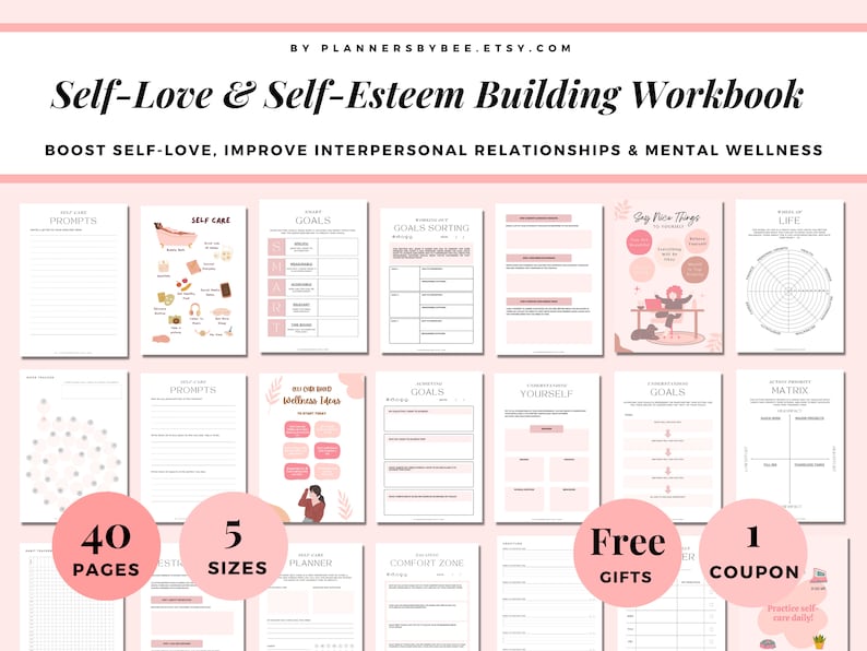 Self Improvement Checklist Mindfulness Mental Health Kit - Etsy