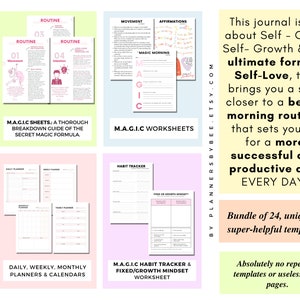 Morning Routine Planner, Daily Routine Journal, Self Love Planner, Self ...