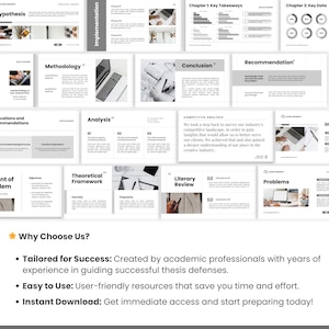 Thesis Defense Presentation Template, Phd Masters MA Masters Academic ...