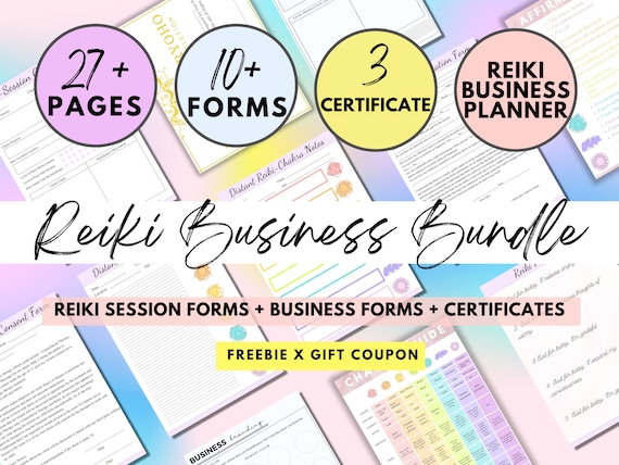 Reiki Session Form Bundle Reiki Post-session Form Bundle - Etsy
