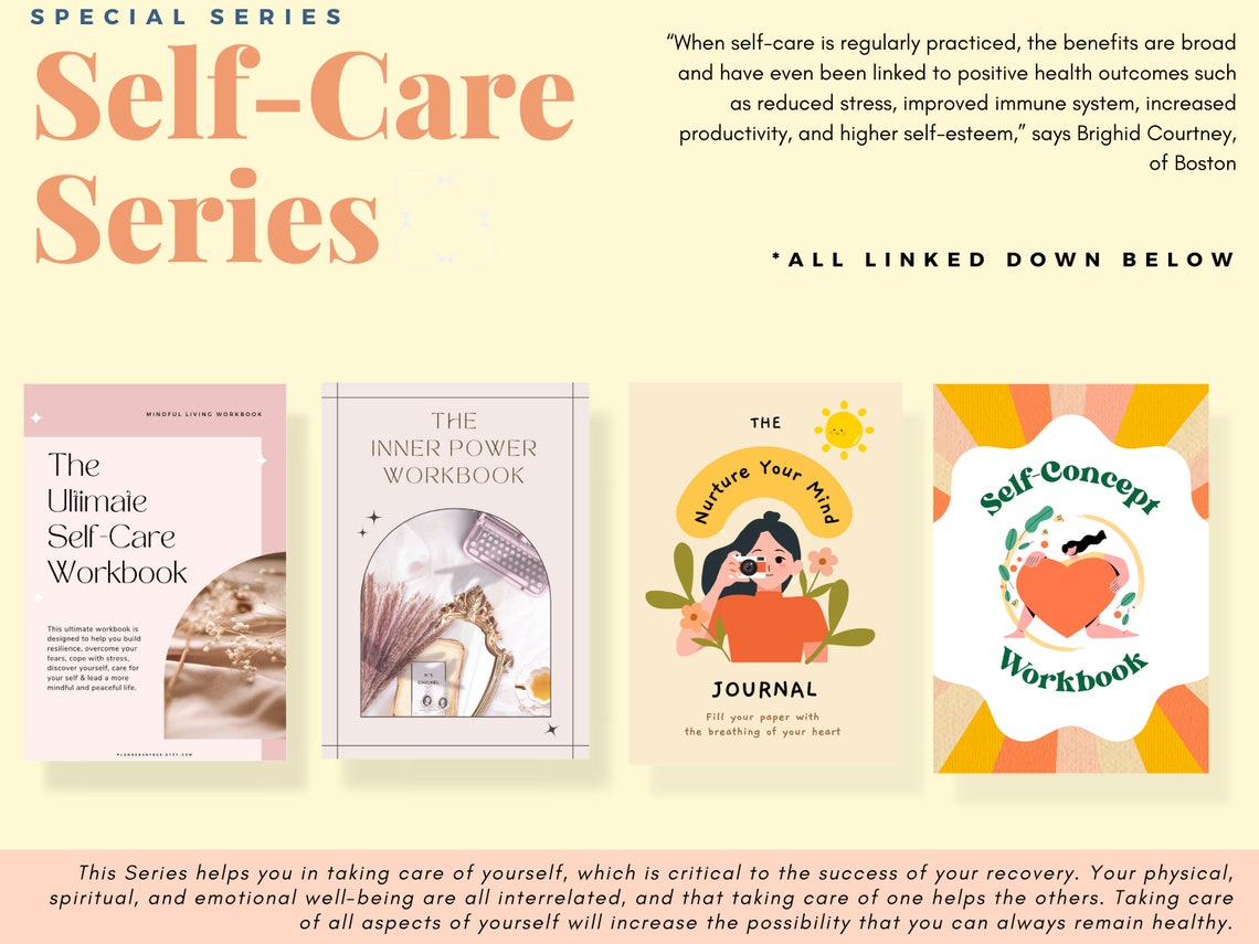 Self Care Checklist Mindfulness Mental Health Kit Self-care - Etsy