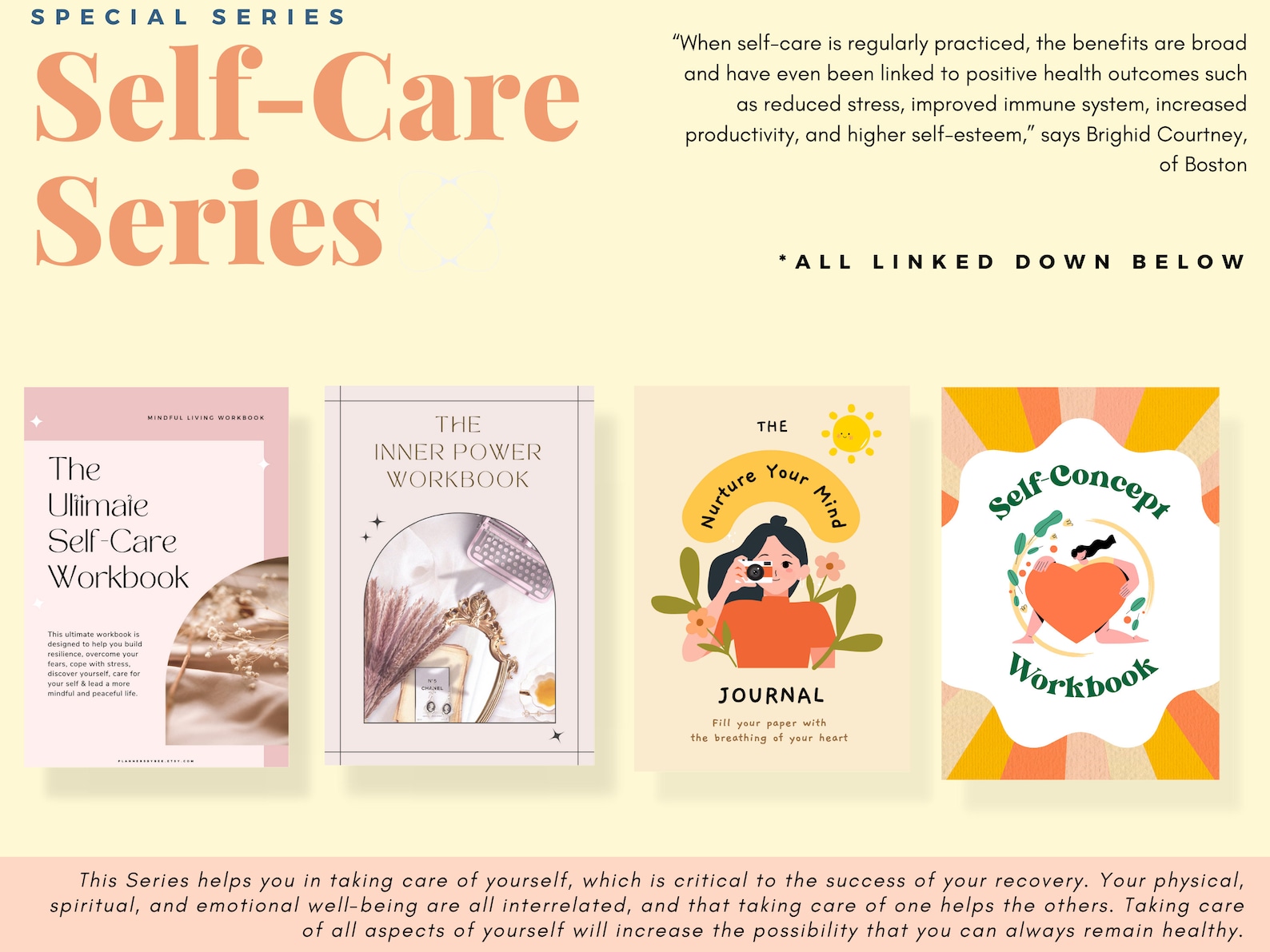 Self Care Checklist Mindfulness Mental Health Kit Self-care - Etsy