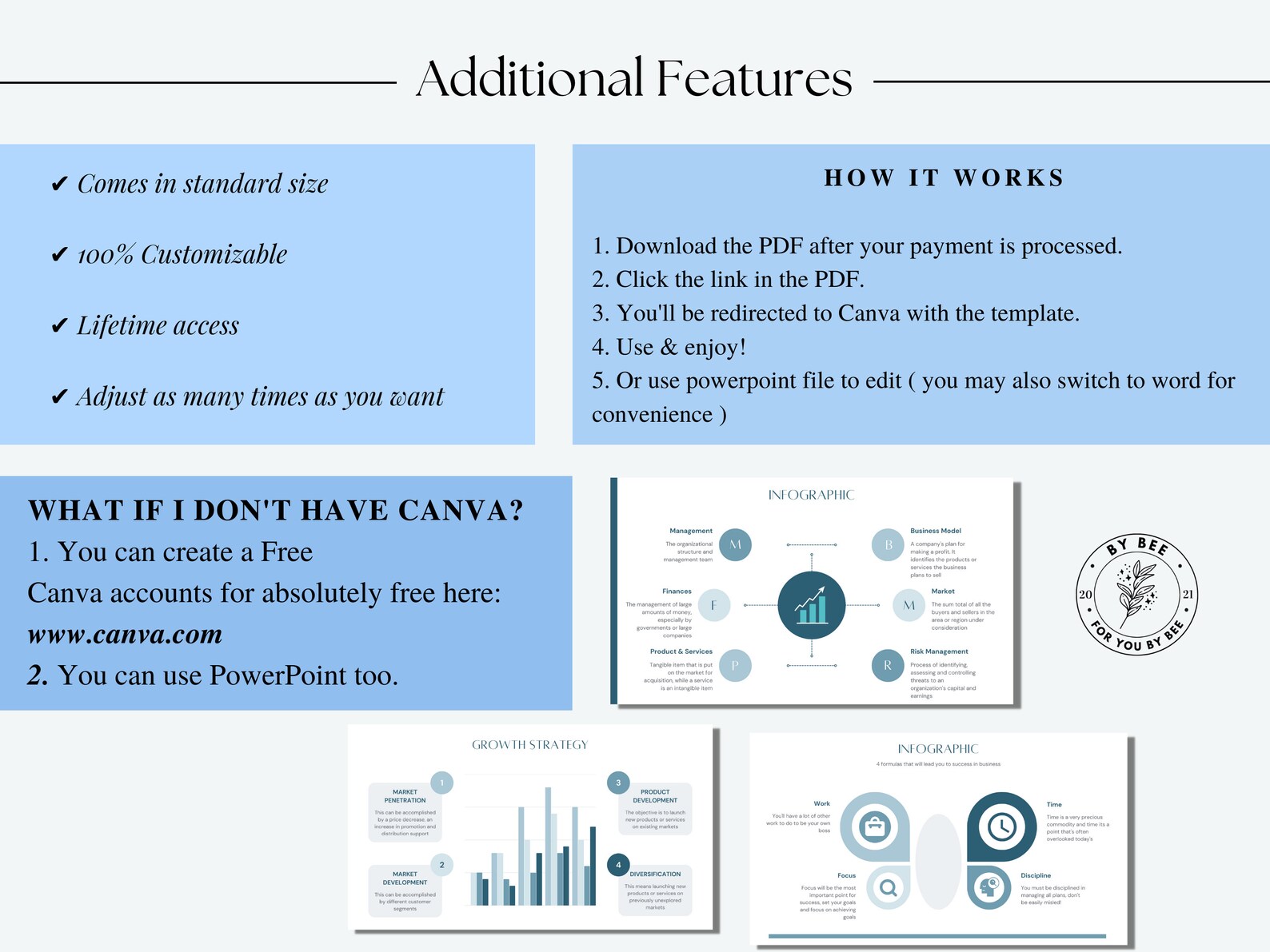Minimal Modern Powerpoint Presentation Template Dark Blue - Etsy