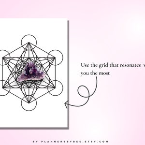 Reiki Grid, Printable Reiki Grid, Digital Reiki Grid, Crystal Healing ...