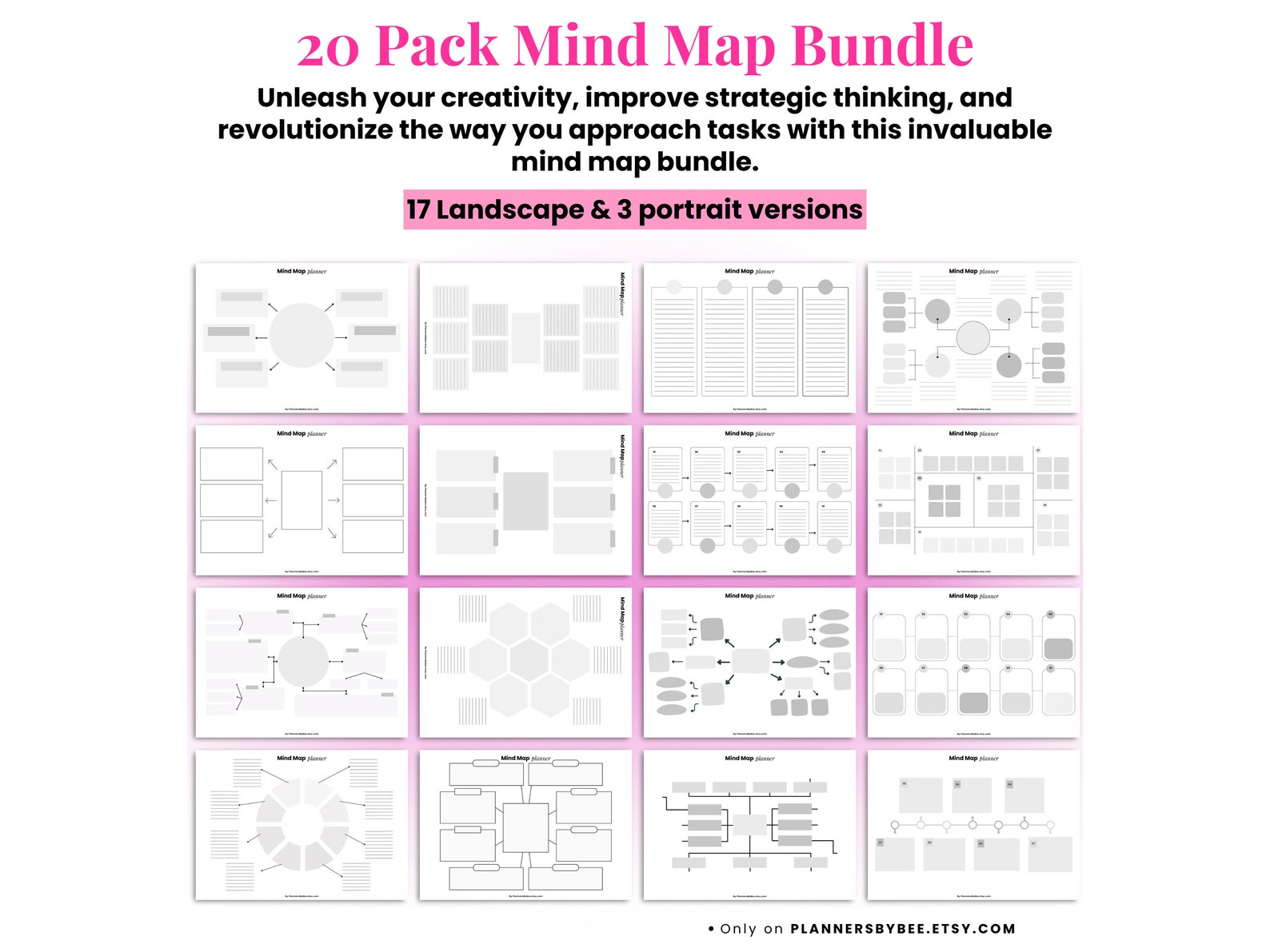 Mind Map Mind Map Studying Template Printable Mind Map - Etsy UK