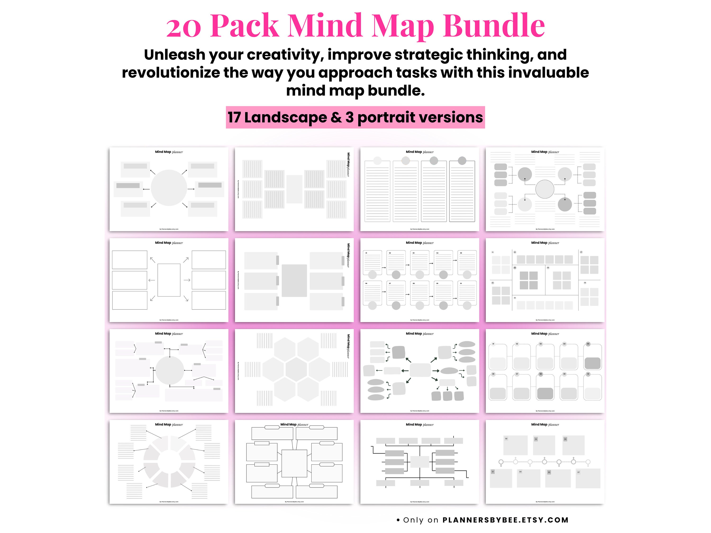 Mind Map Mind Map Studying Template Printable Mind Map - Etsy UK