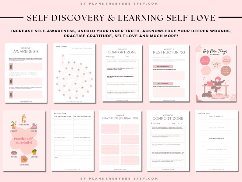Self Care Checklist Mindfulness Mental Health Kit Self-care - Etsy
