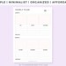 Yearly Planner Quarterly Goals Tasks & Reminders - Etsy