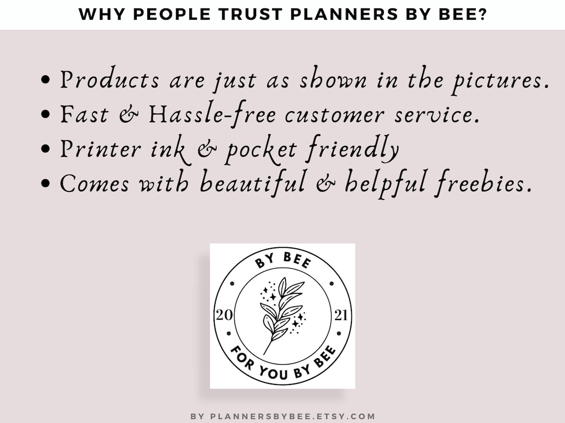 7 Day Planner Printable Daily Templates Planner Best Minimal - Etsy