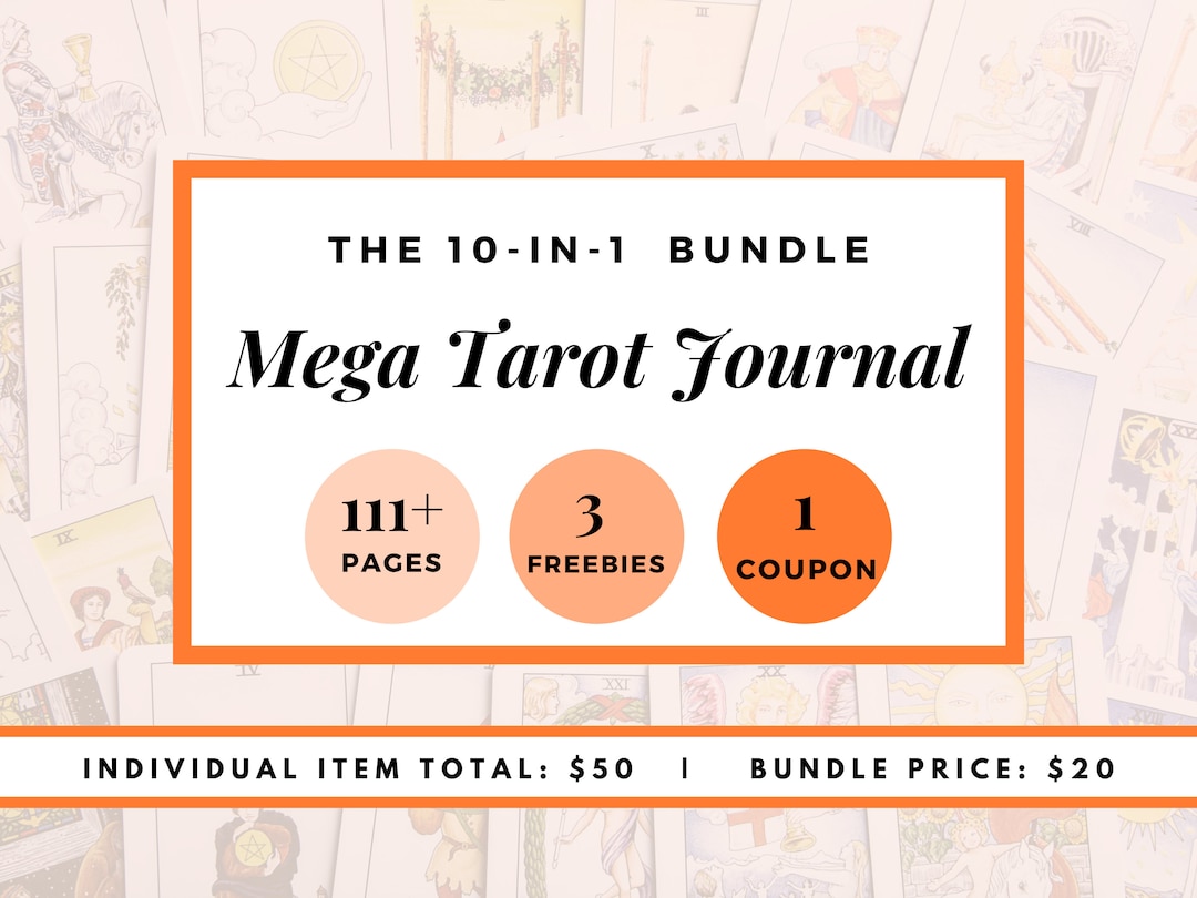 Tarot Journal Pdf Tarot Journal Ideas Tarot Journal Prompts Workbook ...