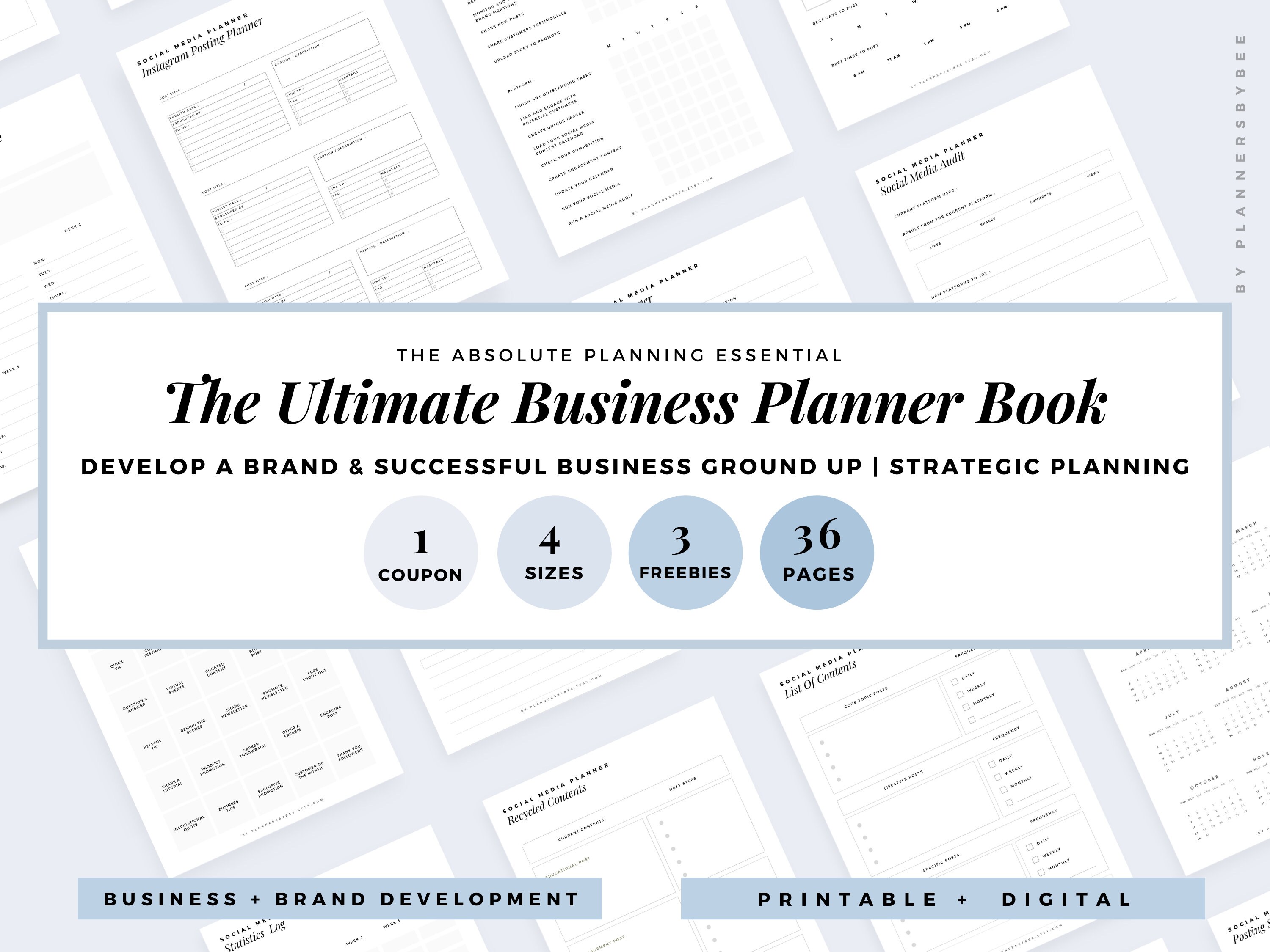 Business Planner Best Small Business Planner Entrepreneur - Etsy