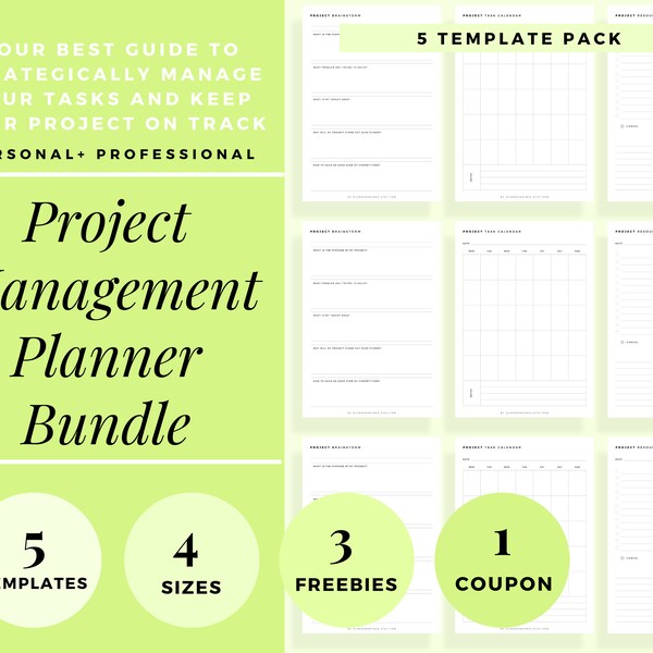 Project Planner - Etsy