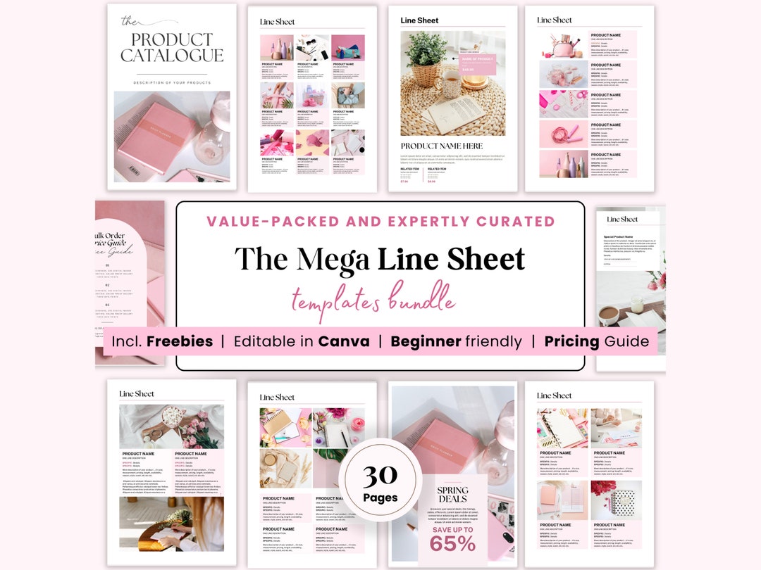 Line Sheet Template, Line Sheet Catalog, Line Sheet Wholesale, Line ...