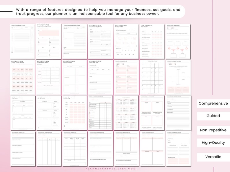 Small Business Planner Start up Workbook Business Plan - Etsy