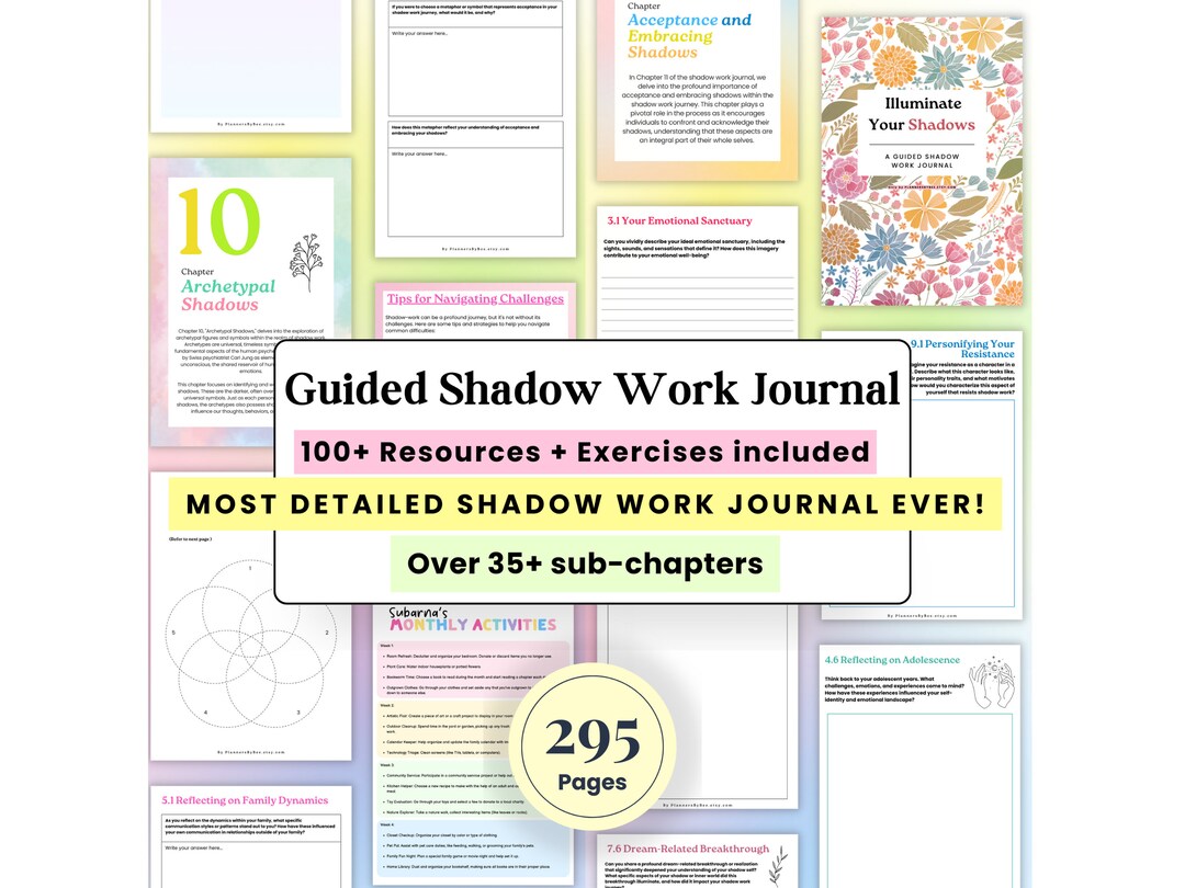 Shadow Work Self-love, ADHD, Emotional Trauma Healing, Shadow Course ...