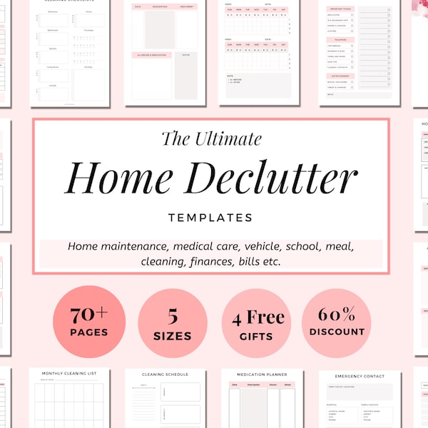 Happy Planner Declutter Plan - Etsy