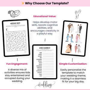 Kids Wedding Activity Bundle, Wedding Activity Pack for Kids, Kids ...