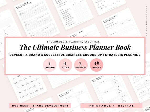 Business Planner Template Business Planner PDF Small - Etsy