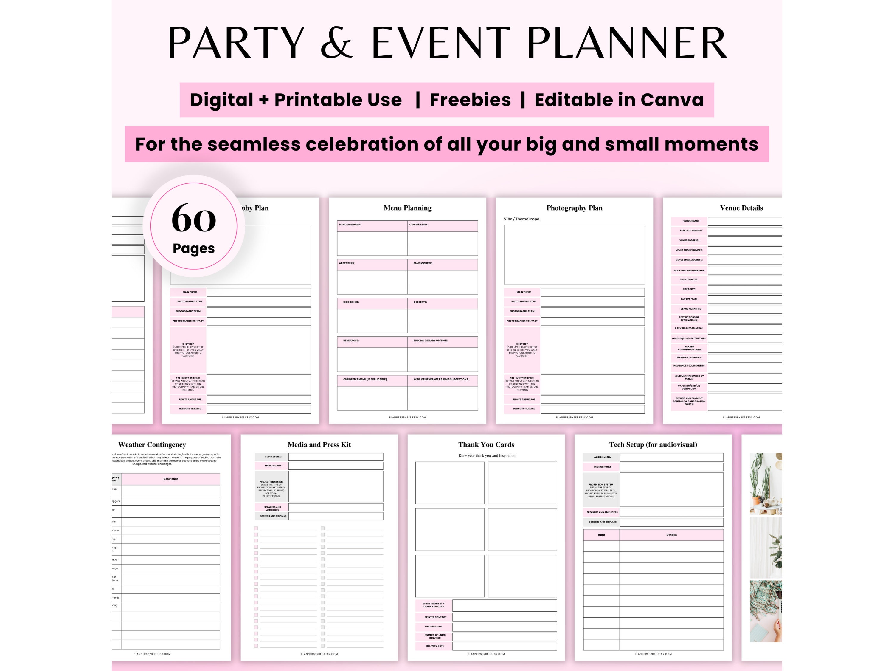 Event Planner Worksheet
