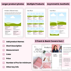 Line Sheet Template Canva, Line Sheet Wholesale Catalog, Line Sheet ...