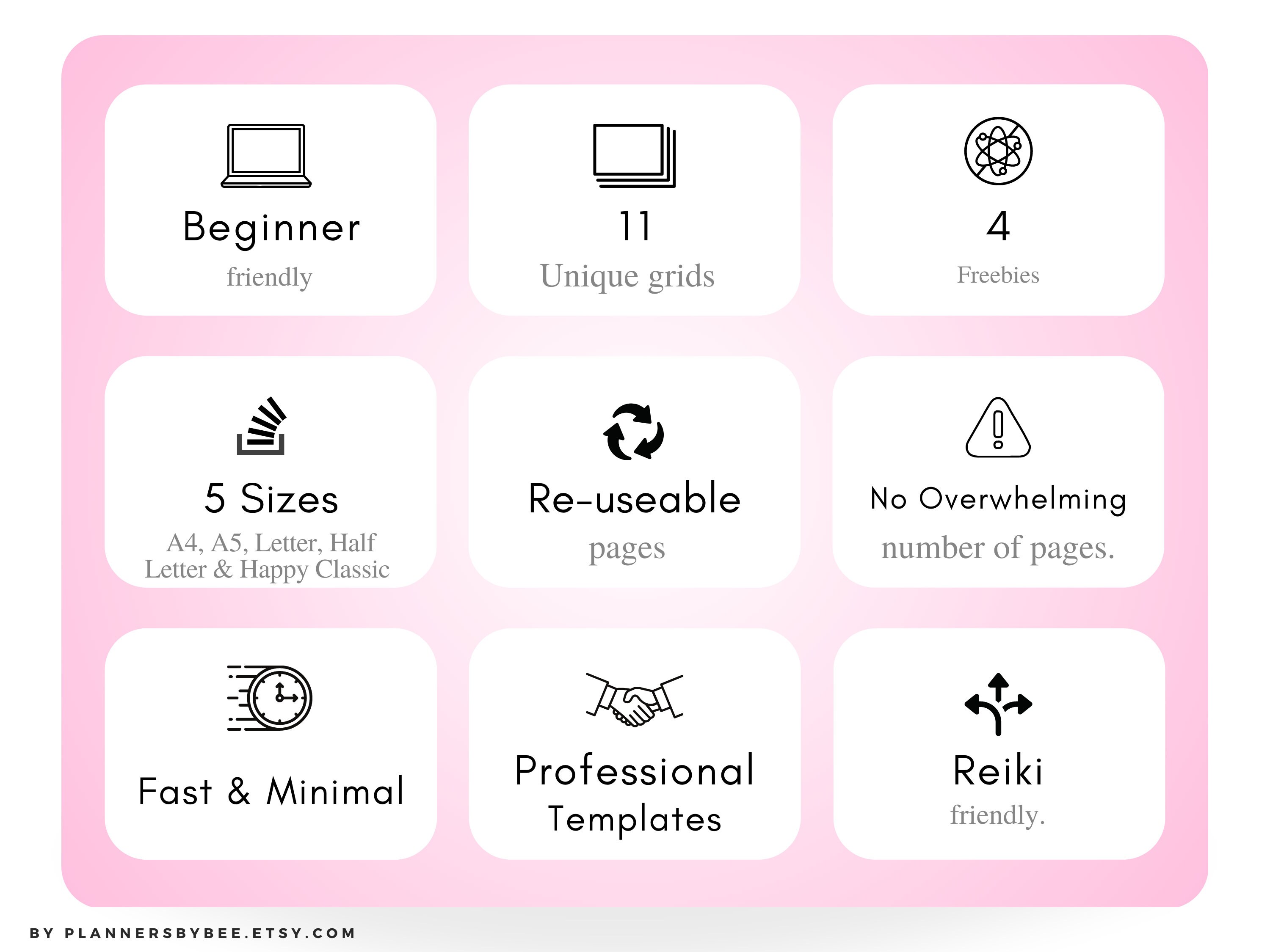 Reiki Business Grids Printable Reiki Grid Digital Reiki - Etsy