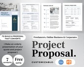 Project Proposal Template Business Proposal Project Pitch - Etsy