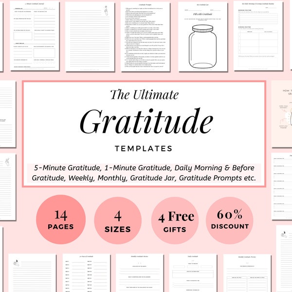 Gratitude Journal - Etsy