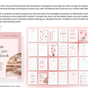 Self Care Planner & Wellness Journal BUNDLE, Printable Selfcare Tracker ...