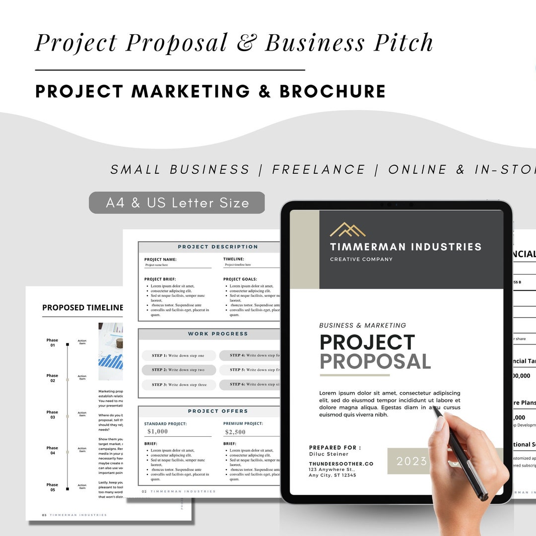Business Proposal, Project Pitch Deck, Simple Project Proposal ...