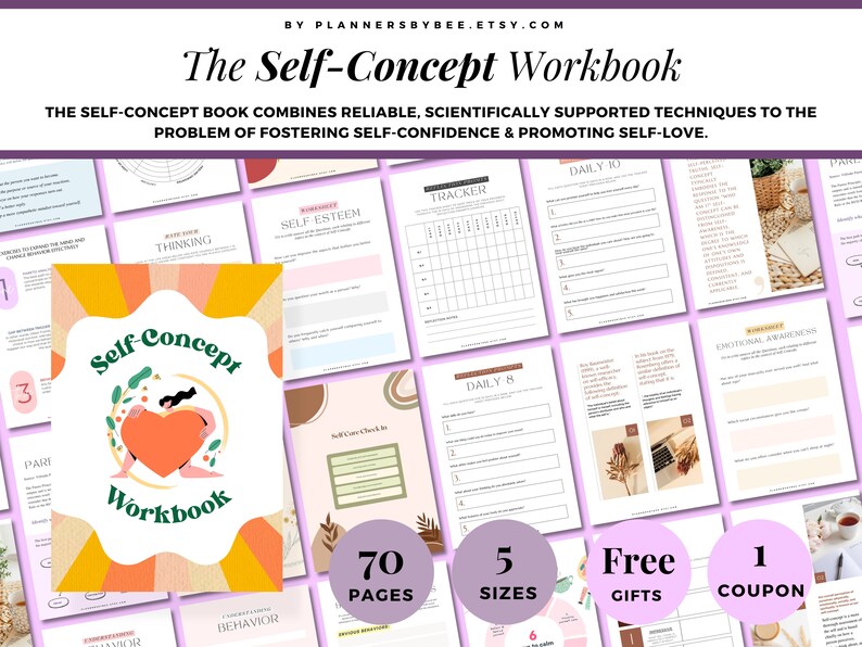 Mental Health Self-help Workbook Self Growth Exploration Self - Etsy