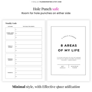 8 Areas of Life Planner Printable, Life Goals Planner, Goal Setting ...