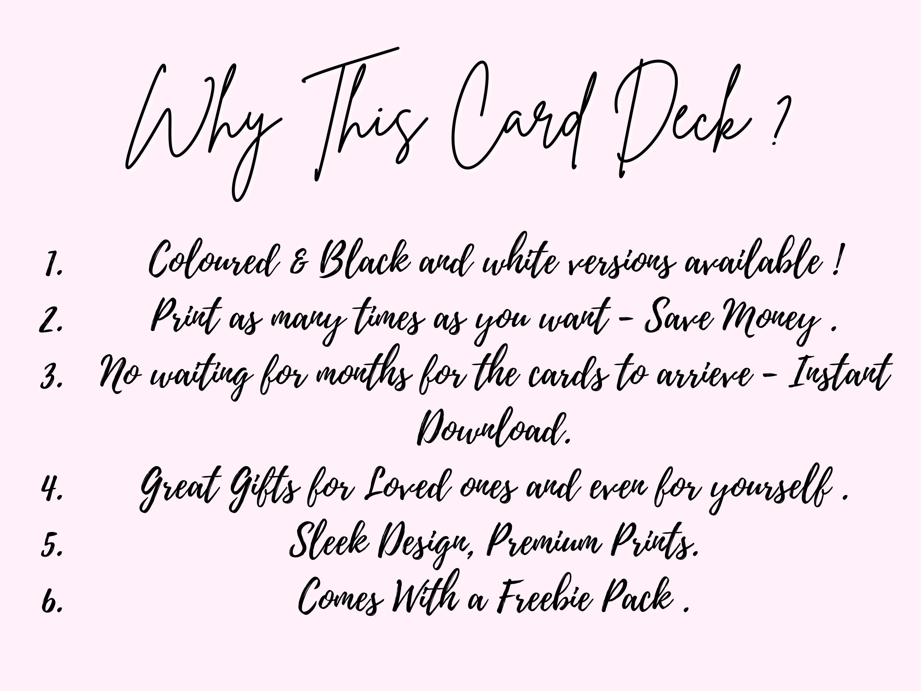 Positive Affirmation Cards Printable Affirmation Deck - Etsy