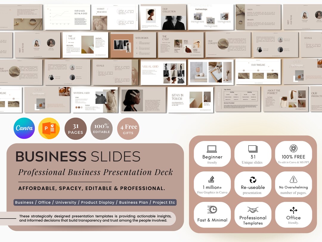 Minimal Modern Powerpoint, Powerpoint Templates, Business Slides ...