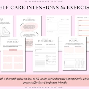 Self Care Checklist, Mindfulness Mental Health Kit Self-care Planner ...