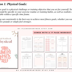 Life Goals Planner, Best Goal Setting Digital Printable Workbook ...