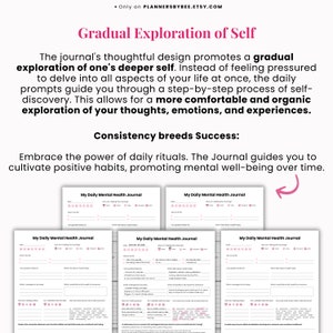 Daily Journal With Prompts Daily Self-care Planner Printable ...
