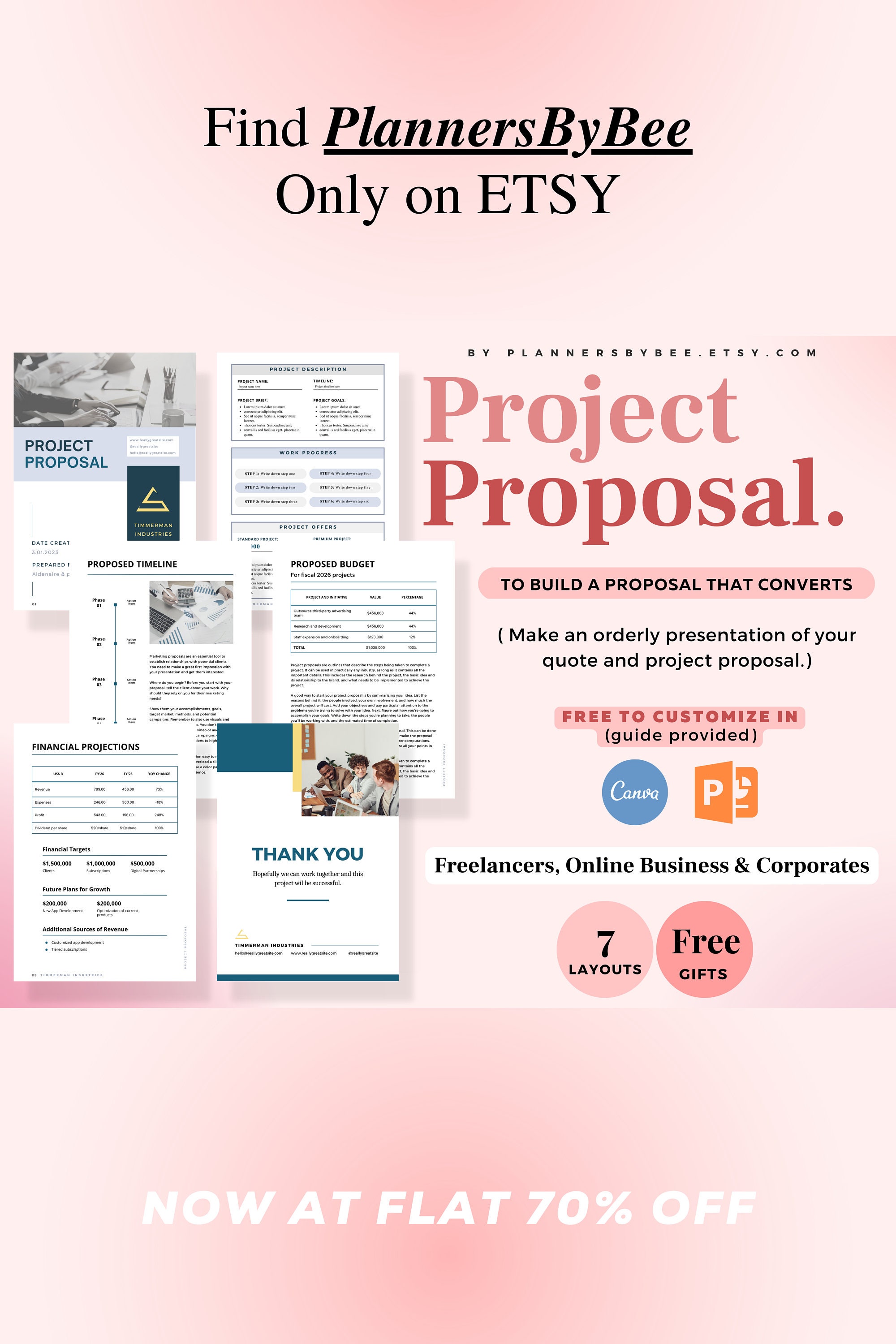 Project Proposal Canva Templates, Professional Project Proposal ...