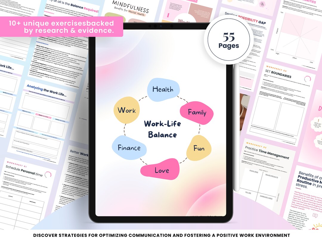 Work Life Balance, Life Organizer, 2025 Productivity Goals, Time ...